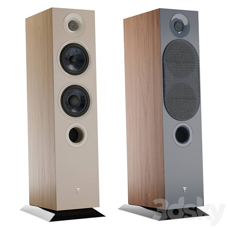 Floor acoustics Focal Chora 816 - Audio tech - 3D model