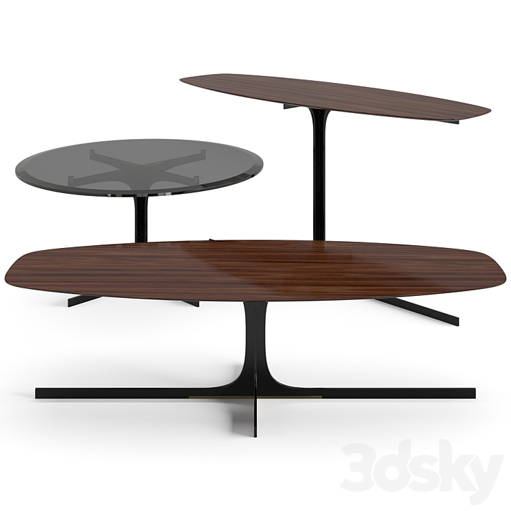 Misuraemme Janus coffee tables set - Table - 3D model