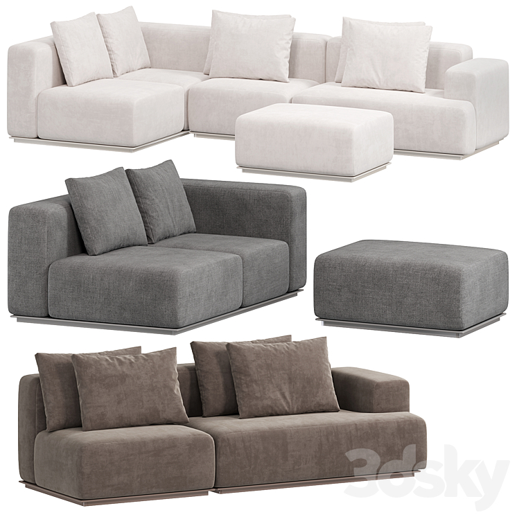 ZEPPELIN SOFA BY ADAM COURT - Sofa - 3D model