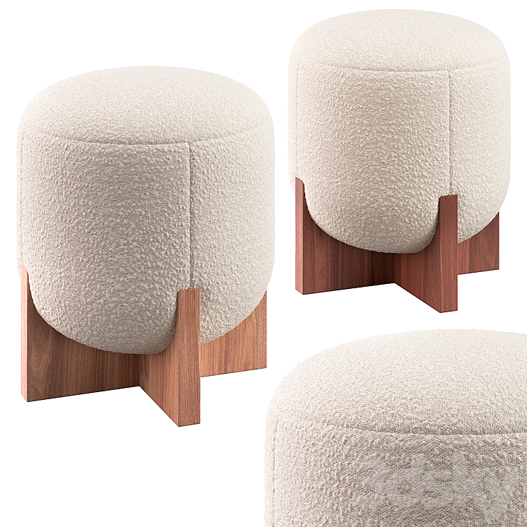 Eldon Stool - Other soft seating - 3D model