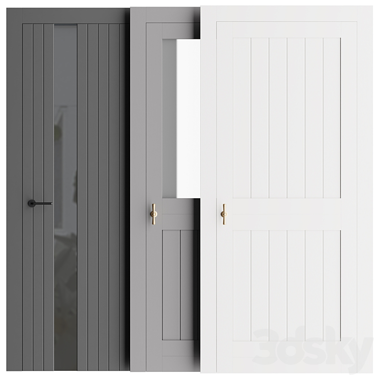 Interior doors_021 - Doors - 3D model