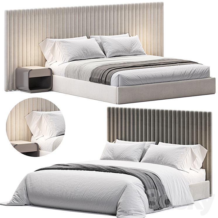 SKYLAR Bed By Amini - Bed - 3D model