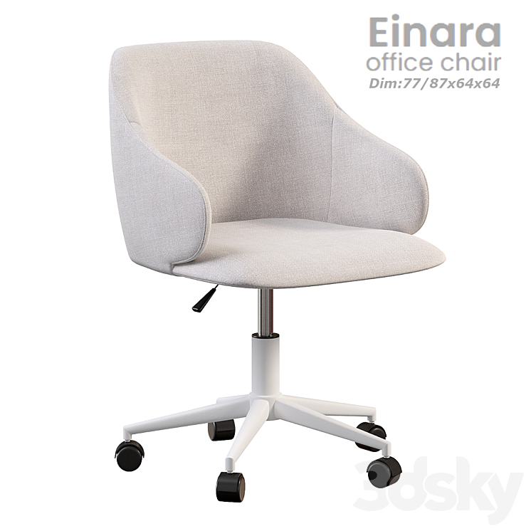 Einara office chair - Office furniture - 3D model