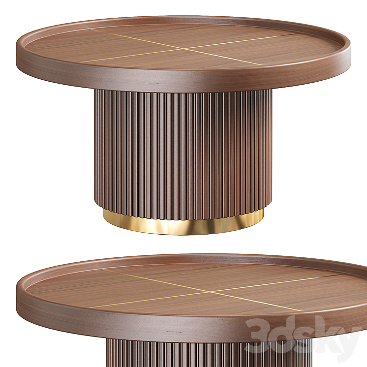 Orwell Round Coffee Table - Table - 3D model