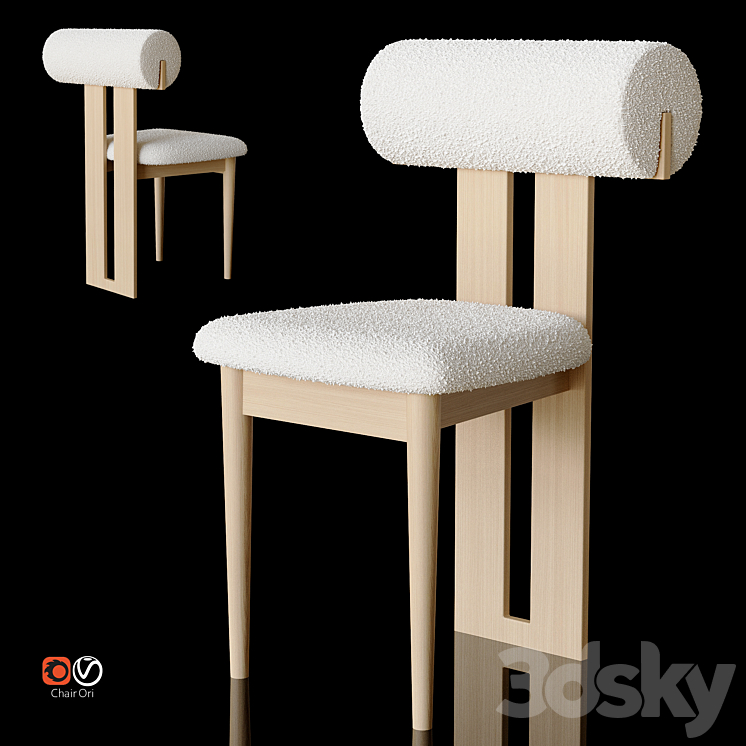 Chair Corner Design ORI - Chair - 3D model