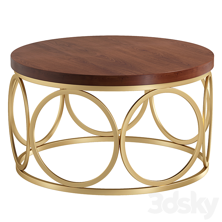 Hoop Coffee Table - Table - 3D model