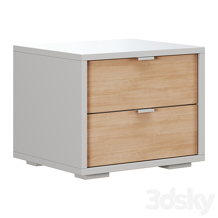 Bedside table Hub - Ellipse - Sideboard & Chest of drawer - 3D model