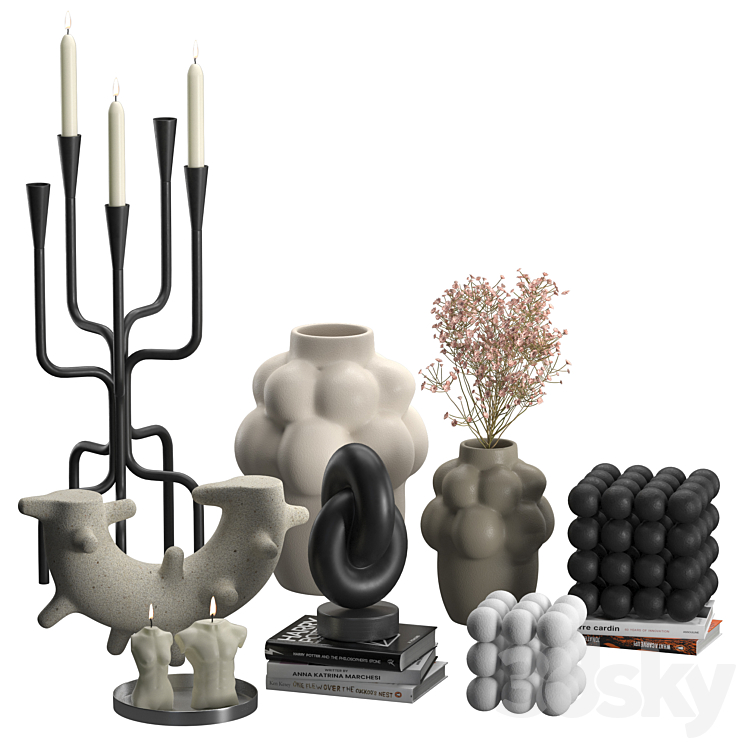 Decorative set (Corner Design) - Decorative set - 3D model