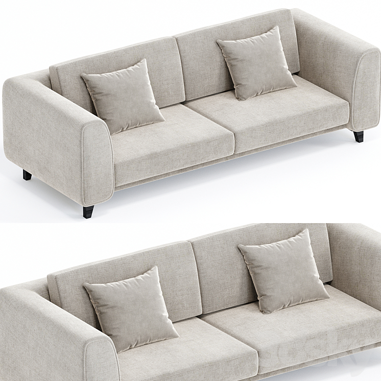 Upholstered sofa PRINCIPE - Sofa - 3D model