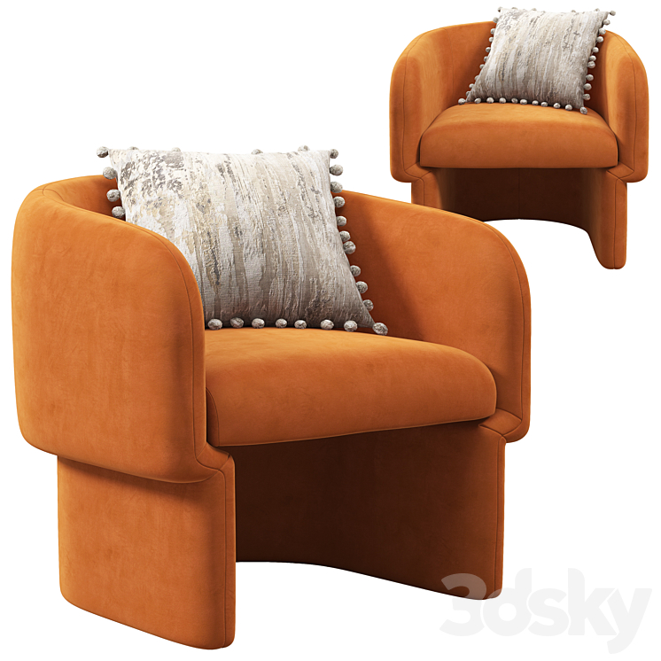 Joybird Mya Chair - Arm chair - 3D model