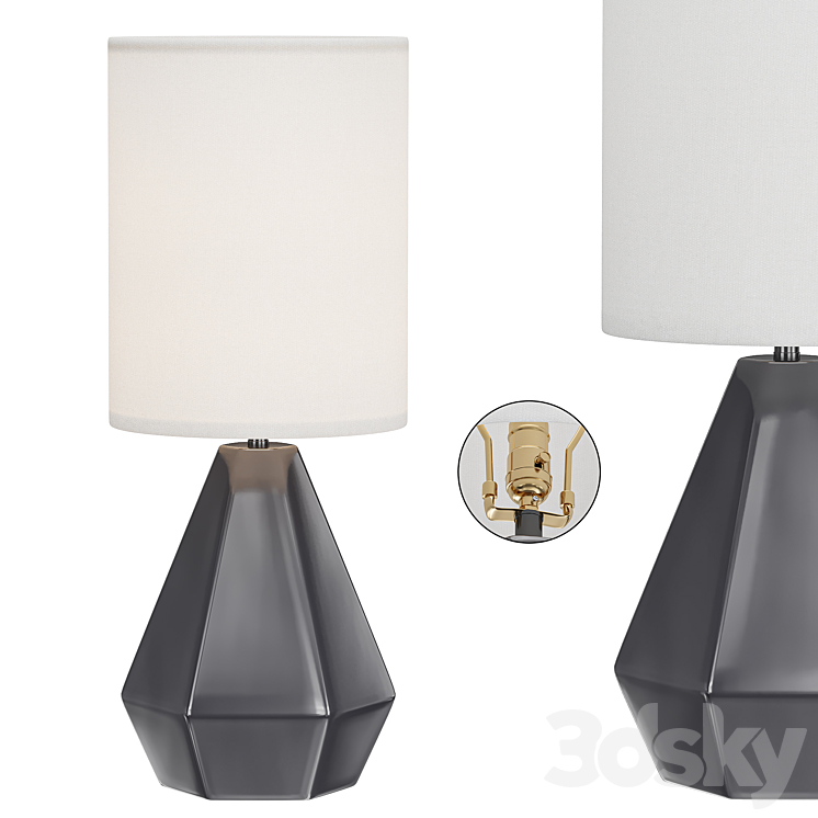 Lite Source Mason Lamp - Table lamp - 3D model