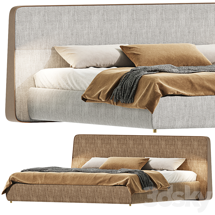 Giorgetti Frame Bed - Bed - 3D model