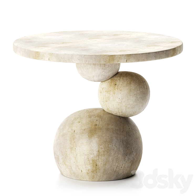 Lumber Boulder Breakfast table by CFC Furniture - Table - 3D model