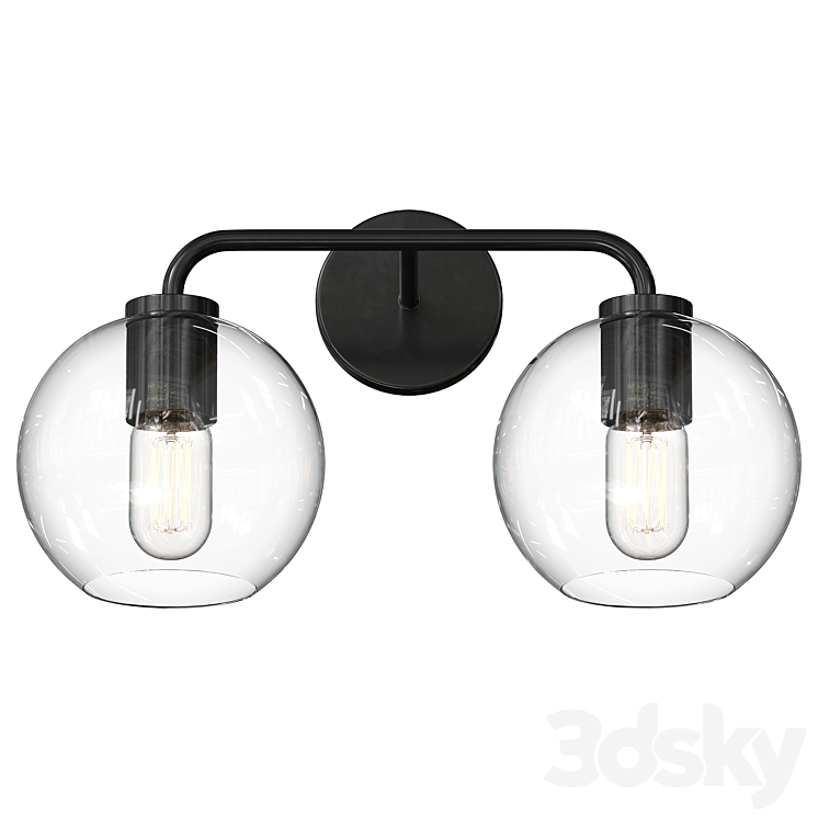 Childerley 2 Vanity Light - Wall light - 3D model