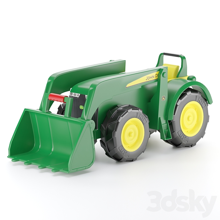 John Deere 21 Big Scoop Tractor Loader - Toy - 3D model
