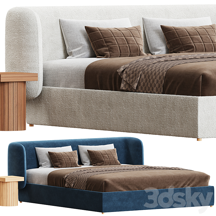 group bed - Bed - 3D model