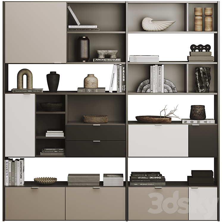 BoConcept Copenhagen Wall Unit - Rack - 3D model