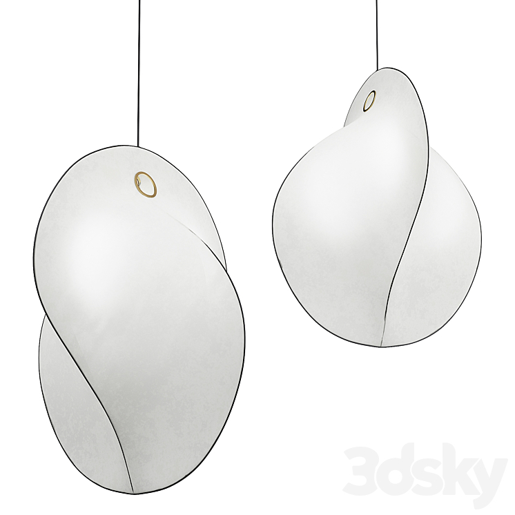 Overlap S2 Pendant Lamp - Pendant light - 3D model
