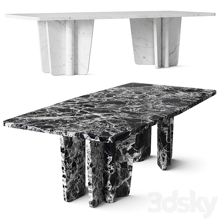 Baxter Kate Dining Tables - Table - 3D model