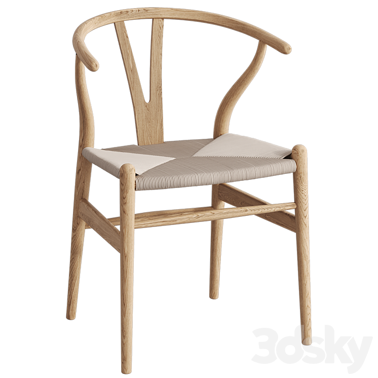 CH24 Wishbone chair by Carl Hansen - Chair - 3D model