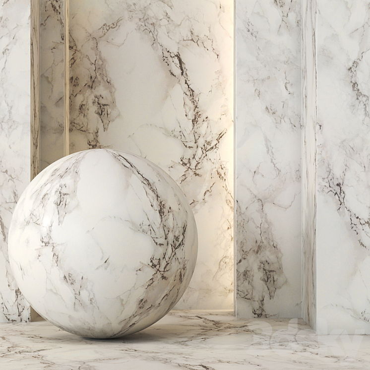 Marble Texture 4K - Seamless - Stone - 3D model