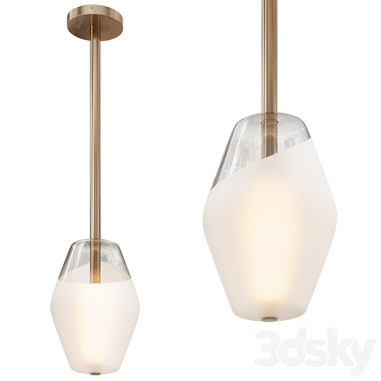 Ozone, Rivoli Pendant - Pendant light - 3D model