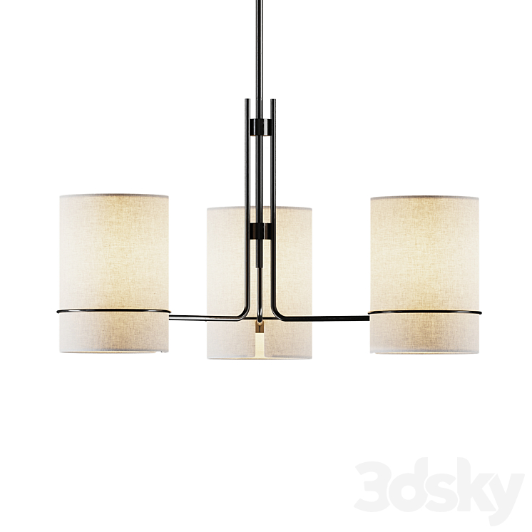 Shaw Chandelier - Pendant light - 3D model