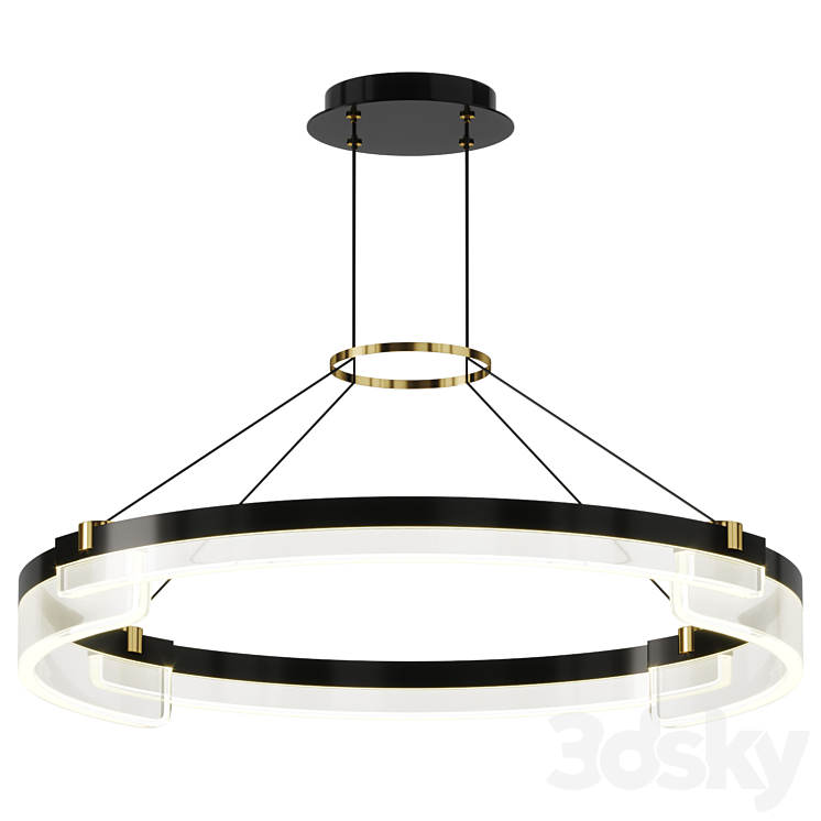 aura chandelier - Pendant light - 3D model