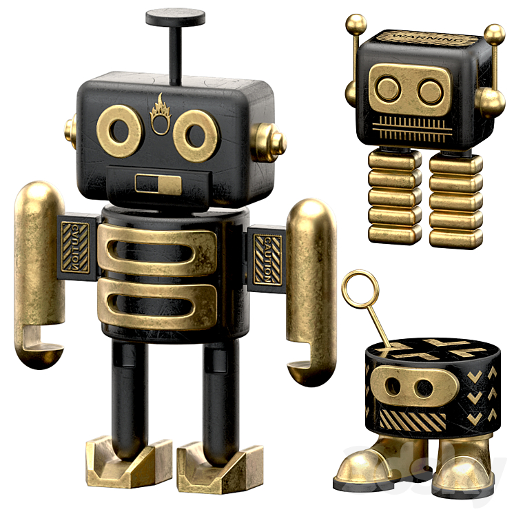 robot collection vol 01 - Toy - 3D model