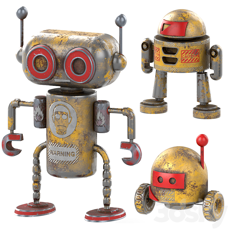 robot collection vol 04 - Toy - 3D model