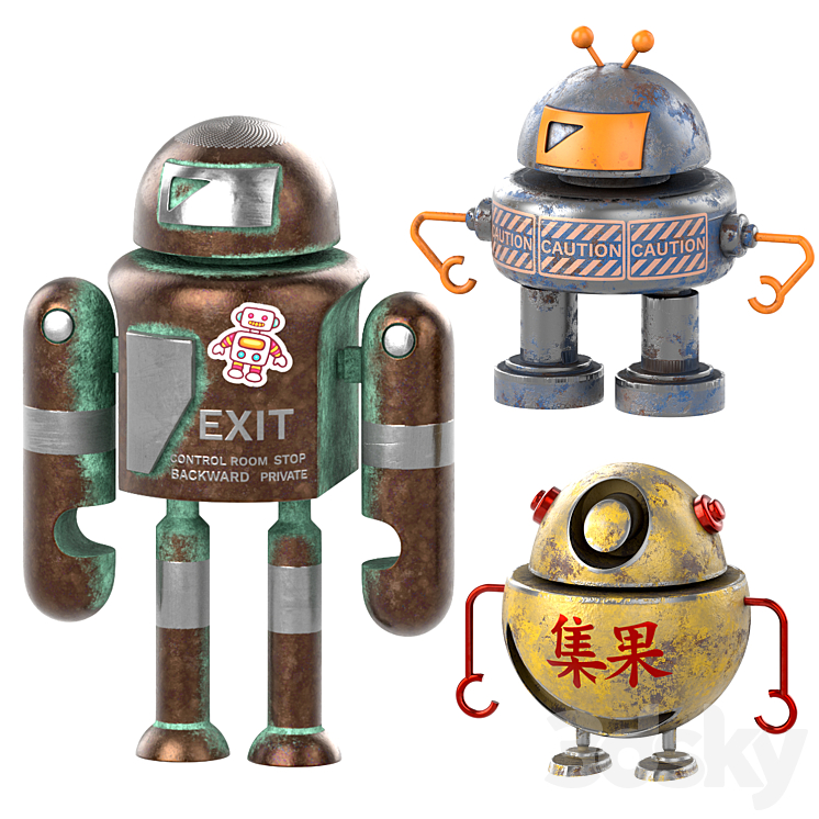 robot collection vol 06 - Toy - 3D model