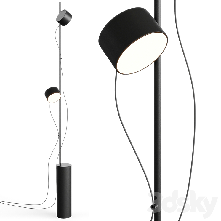 Post floor lamp by Muuto - Floor lamp - 3D model