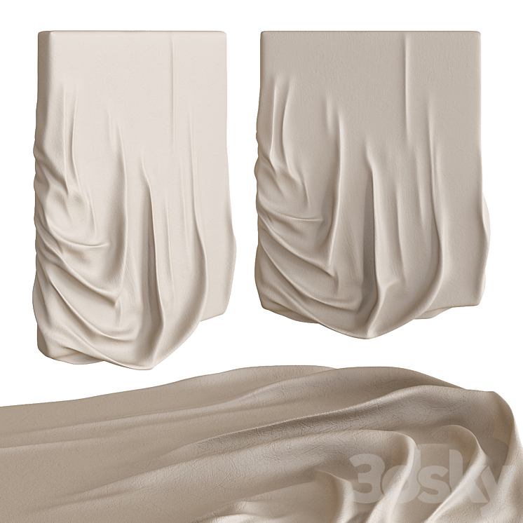 Sculpture relief 01 - Frame - 3D model