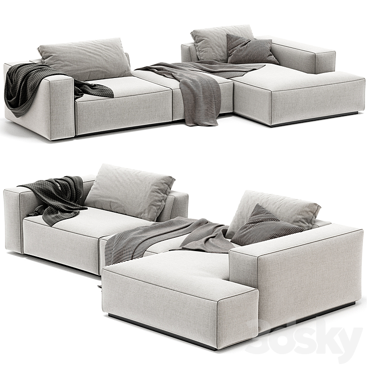 Sofa BO DESIGN BY R&D Sur&Plus - Sofa - 3D model