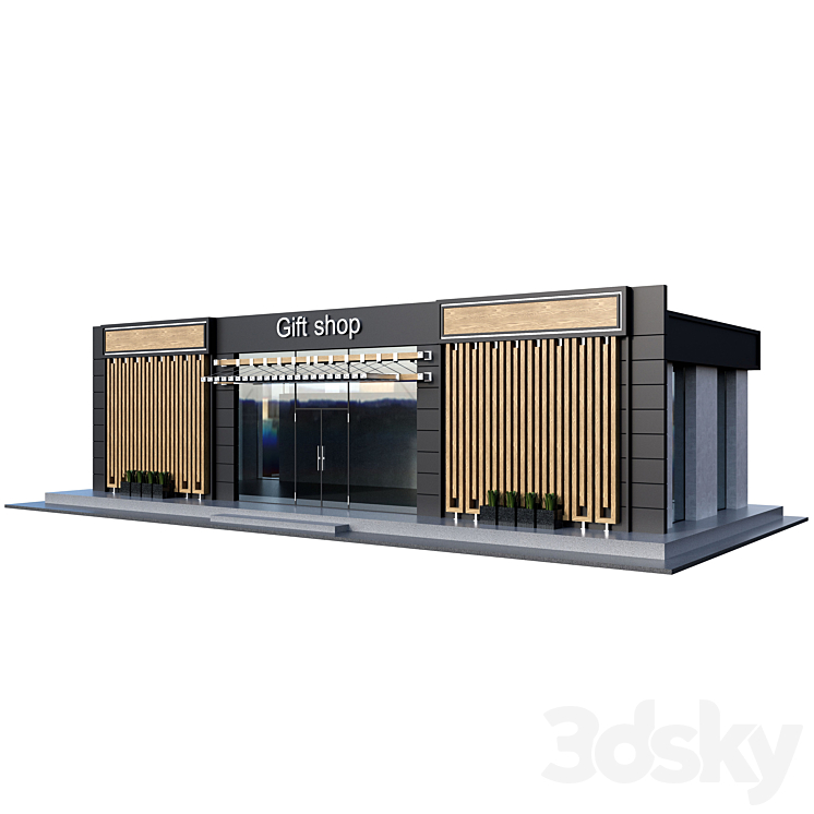 gift shop - Building - 3D model