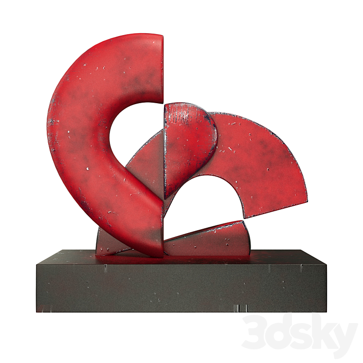 Sculpture Exaltation - Sculpture - 3D model