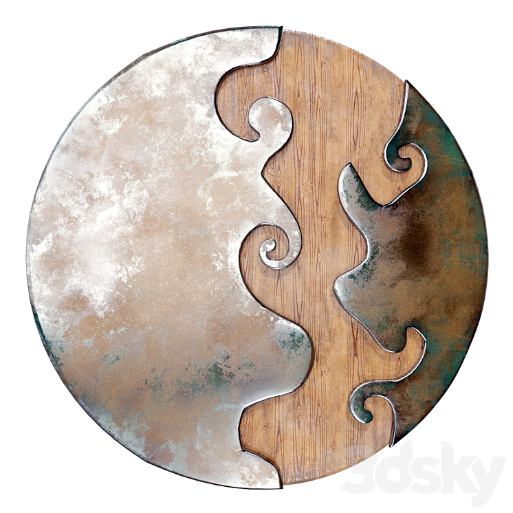 Wall Pano Tides - Other decorative objects - 3D model
