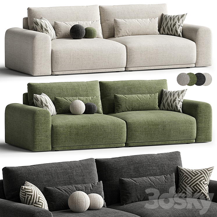 Sofa Straight Grail - Sofa - 3D model