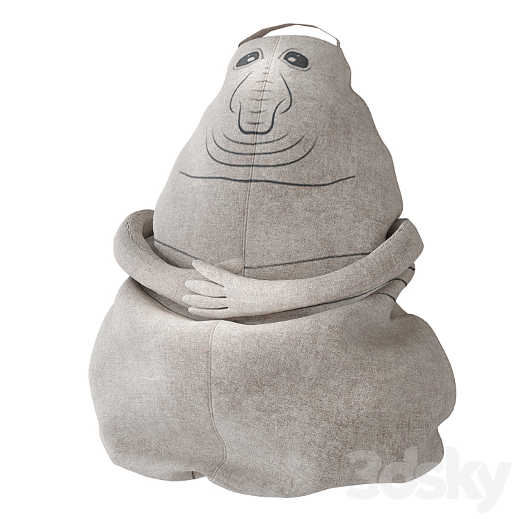 Bean bag Zhdun DreamBag #80348214 - Other soft seating - 3D model