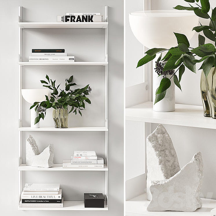 New Works wall shelf - Rack - 3D model