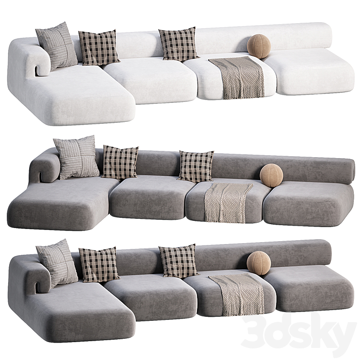 Padun Sofa - Sofa - 3D model