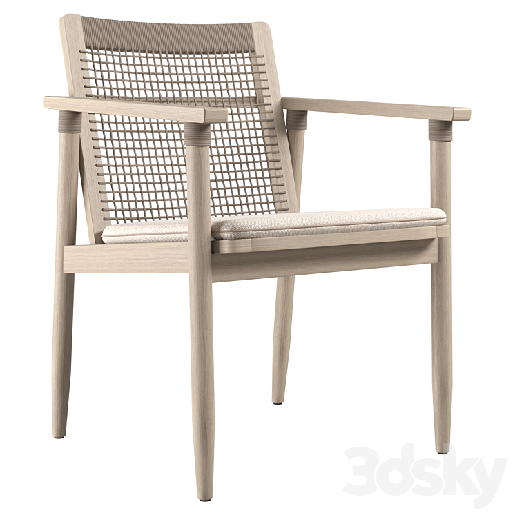 David arm dining chair by Vincent Sheppard - Chair - 3D model