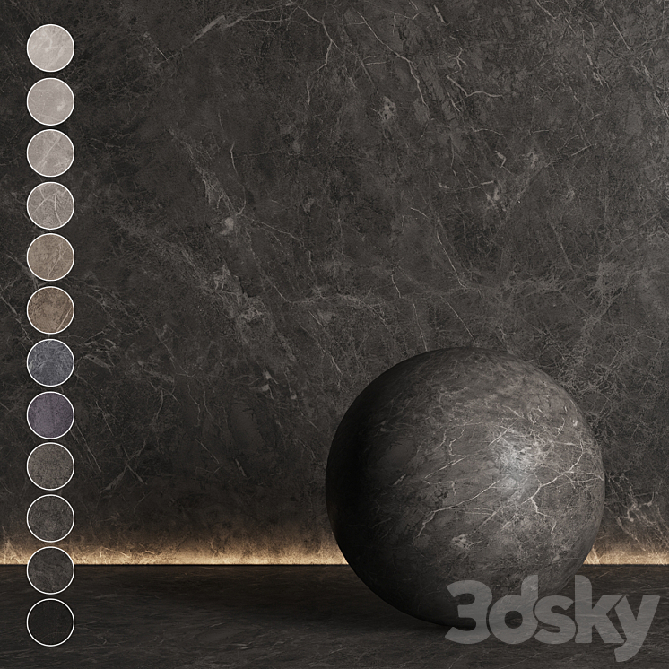 Marble of different shades №3 - Stone - 3D model