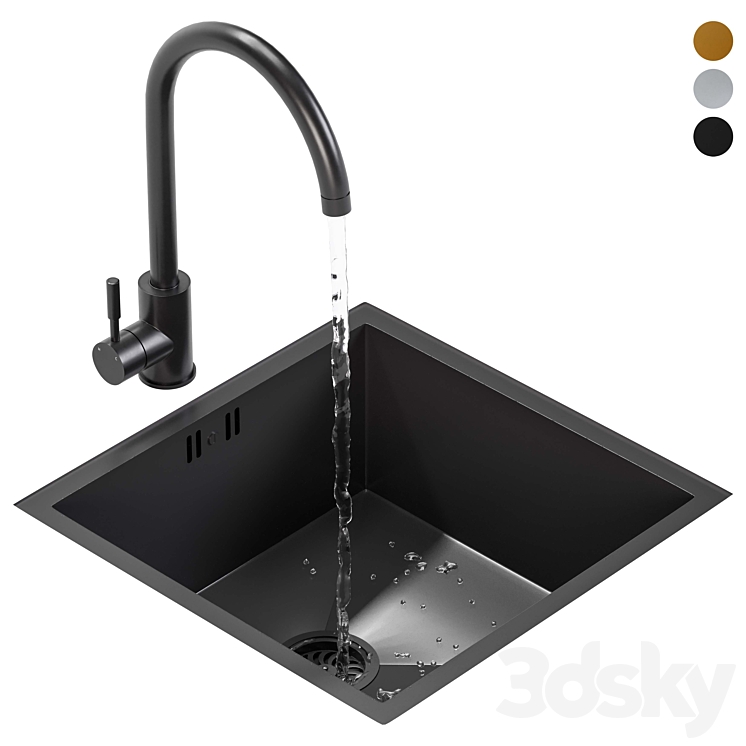 kitchen sink VELLO By LUSSO - Sink - 3D model
