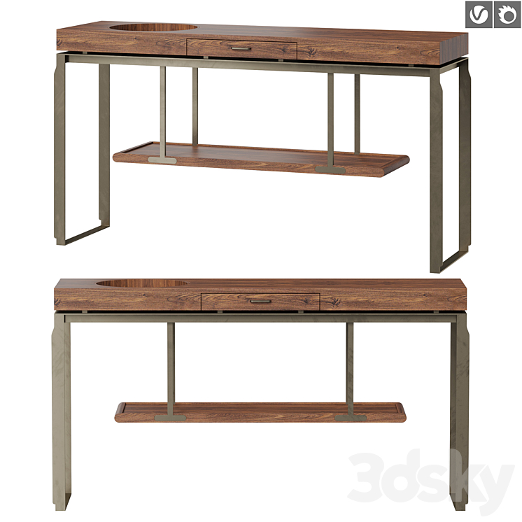 Giorgetti Aei Console - Console - 3D model