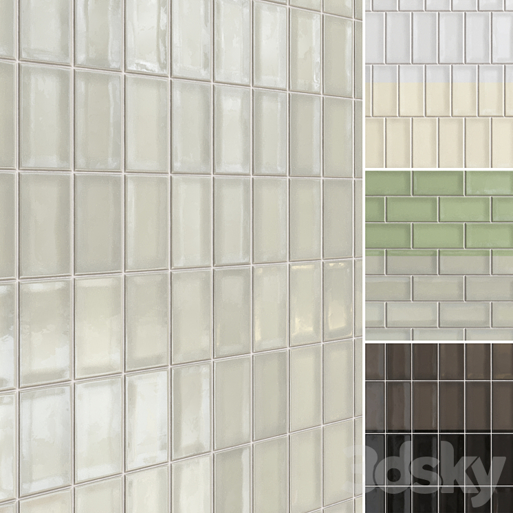 Ceramic Tiles Set 032 - Tile - 3D model