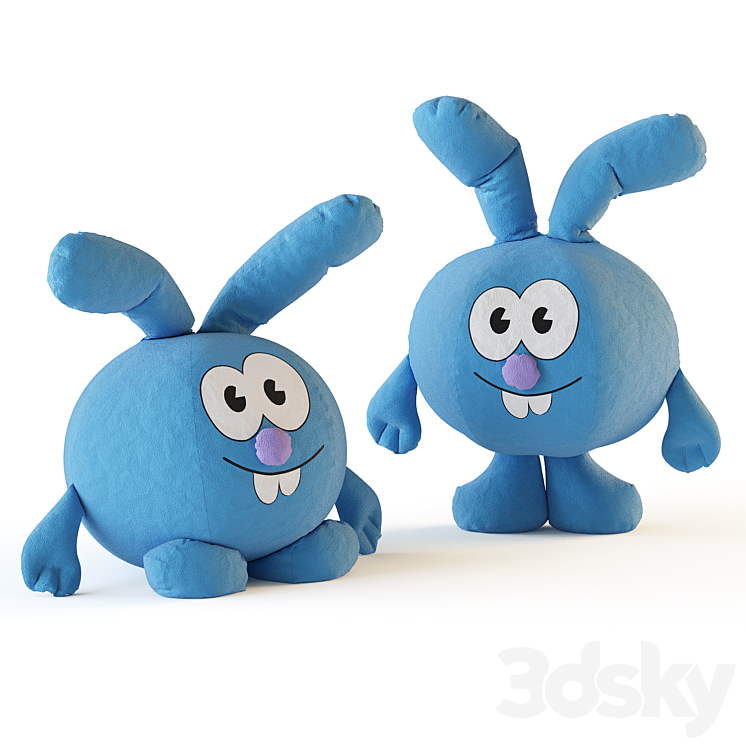 smeshariki bunny - Toy - 3D model