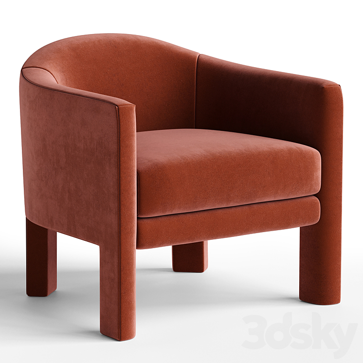 Isabella Chair - Arm chair - 3D model