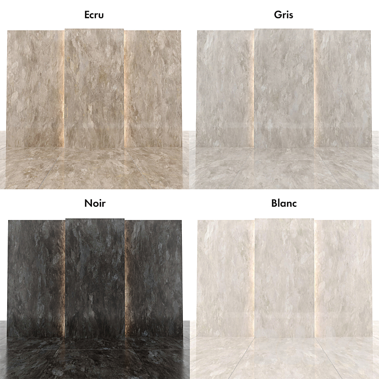 Keramogranit collection 1 - Stone - 3D model