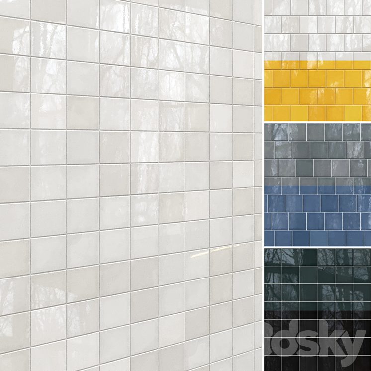 Ceramic Tiles Set 011 - Tile - 3D model